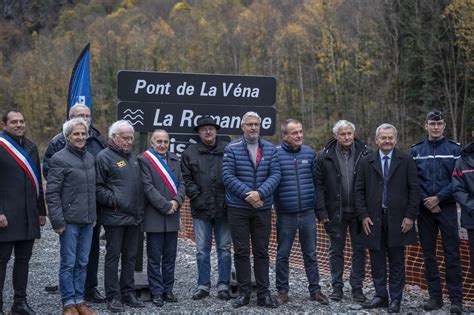 Le Nouveau Pont De La Véna Inauguré à Livet Et Gavet Essor Isère