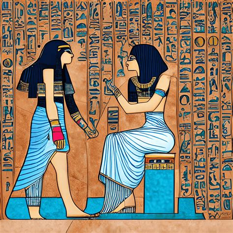 The Egyptian Goddess Of Joy Fun And Love Creative Fabrica