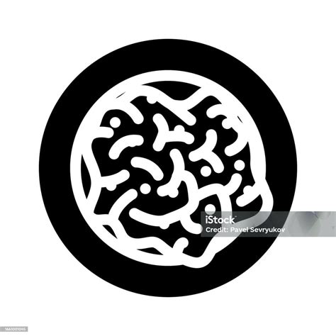 Egg Scramble Glyph Icon Vector Illustration Stock Illustration