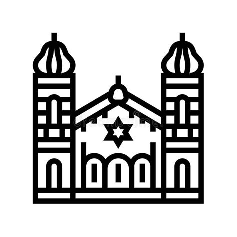 Synagogue Building Jewish Glyph Icon Vector Illustration Stock Illustration Illustration Of Synagogue Building Jewish Glyph Icon Vector Illustration Stock Illustration Illustration Of