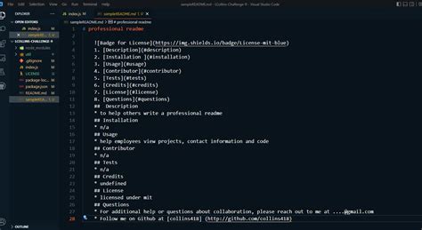 GitHub Collins418 Professional README Guide Professional README Guide