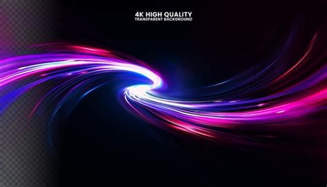 Premium Psd Abstract High Speed Dynamic Motion Trails Light Effect On
