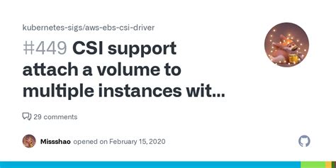 csi support attach a volume to multiple instances with amazon ebs multi