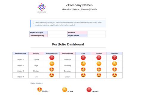 multiple project status report template by clickup™