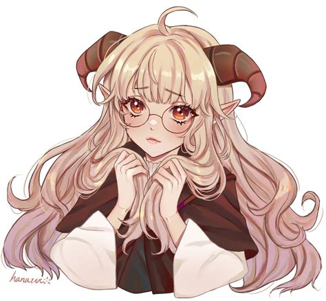 Anime Girl With Ram Horns