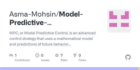 github asma mohsin model predictive controller using ai mpc or