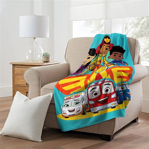 Northwest Disneys Firebuds Micro Raschel Throw Blanket 46 X 60 On