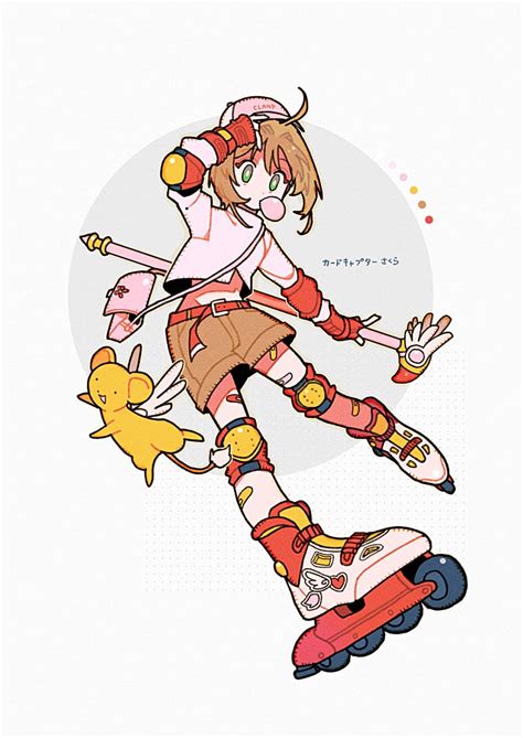 Kinomoto Sakura And Kero Cardcaptor Sakura Drawn By Tenteko Mai Danbooru