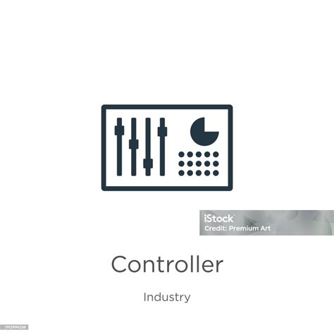 Ilustración De Vector De Icono Del Controlador Icono De Controlador