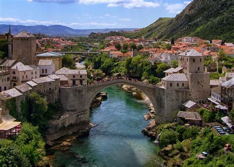 Bosnia And Herzegovina Mostar Old Town 1920x1080 Wallpaper