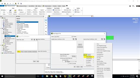 Ansys 182 Fluent Surface Monitors — Ansys Learning Forum
