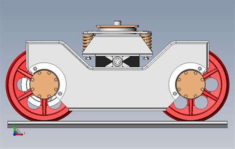 轨道车辆转向架 Solidworks 2010 模型图纸下载 懒石网
