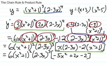 Calculus Combining Product Rule And Chain Rule Educreations