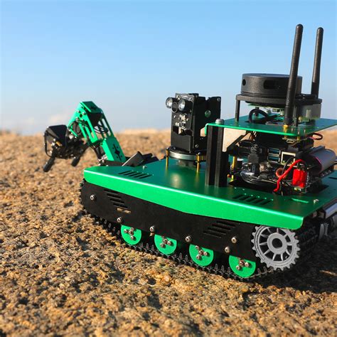 Jual Transbot Ros Ai Vision Robot Tank Kit Python Programming With Lidar Depth Camera Robotic