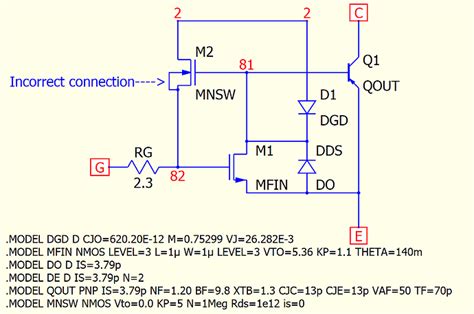Igbt Simulation Not Producing The Same Waveform Even Though The Exact