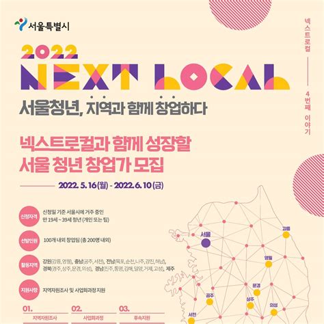 서울시 지역연계형 청년 창업 지원사업 모집