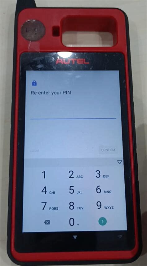 How To Find Autel KM100 Screen Lock Password