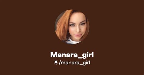 Manara Girl Instagram Tiktok Linktree