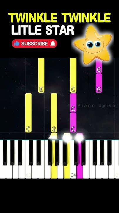 👆 How To Play Twinkle Twinkle Litle Star 🎹 Beginner Piano Tutorial