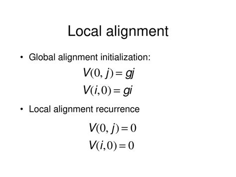 Local Alignment And Blast Ppt Download