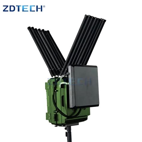 High Power Drone Detection And Jamming Device With Omni And Omnidirectional Antenna Signal