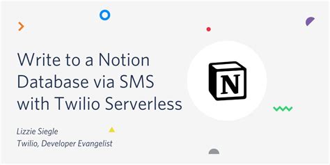 write to a notion database via sms with twilio serverless in javascript