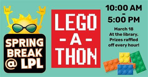 Lego A Thon Spring Break At The Longview Public Library At Longview