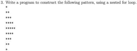 Solved Using Matlab 3 Write A Program To Construct The Following
