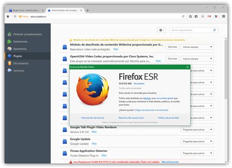 Cómo Habilitar Los Plugins Npapi Y También Java En Mozilla Firefox 52