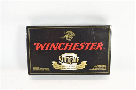 20 Rounds Winchester Supreme 220 Swift 40gr Ballistic Silvertip Ammunition Landsborough Auctions