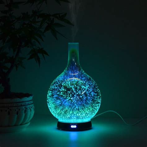 Essential Oil Diffuser With LED Lights Modern Style