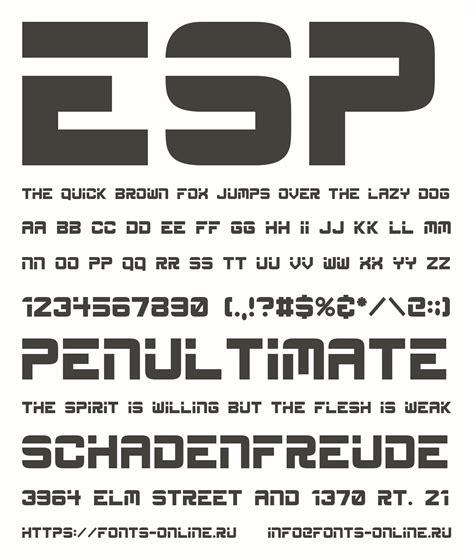 ESP Font