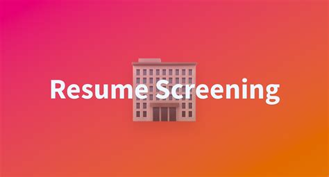 Resume Screening A Hugging Face Space By Vmalapaka Resume Screening A Hugging Face Space By Vmalapaka