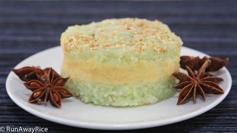 Sticky Rice Cakes With Star Anise Xoi Vi Youtube