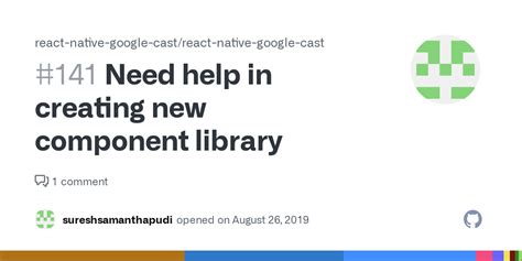 Need Help In Creating New Component Library Issue React Native Google Cast React Native