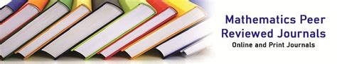 Mathematics Peer Reviewed Journals Akinik Publications