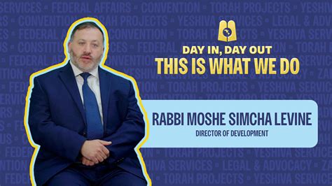 Inside The Agudah Rabbi Moshe Simcha Levine A Ship On Course Lasting