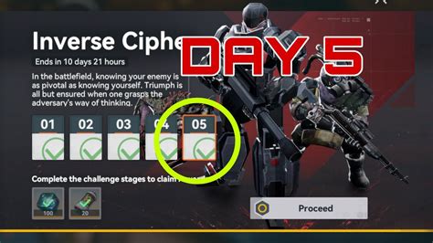 Gfl2 Exilium Inverse Cipher Puzzle Event Day 5 Youtube