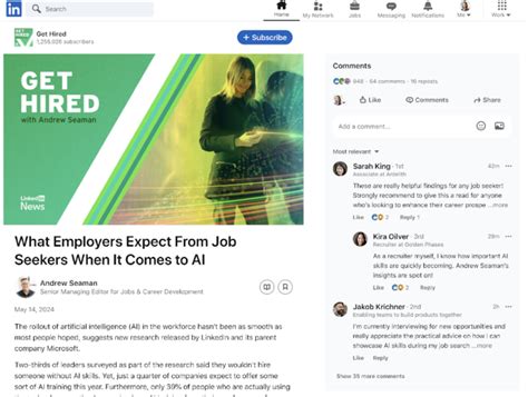 linkedin launches news delivery updates custom covers subscriber alerts embedded profiles