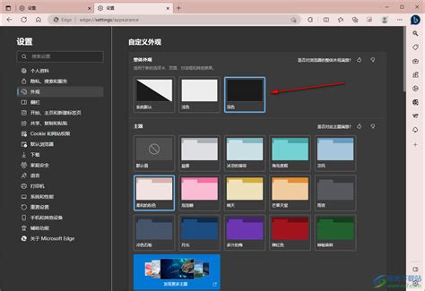 Edge浏览器怎么更换背景颜色？ Edge浏览器自定义设置背景颜色的方法 极光下载站