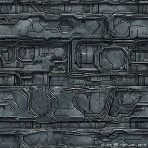 Alien Tech Sci-Fi Texture | Stable Diffusion Online