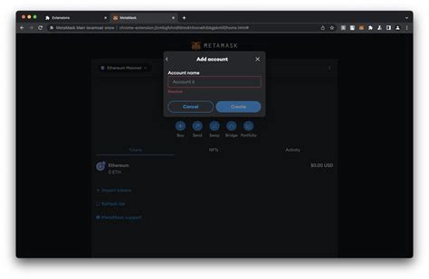Bug Create Account Button Is Disabled · Issue 20667 · Metamask