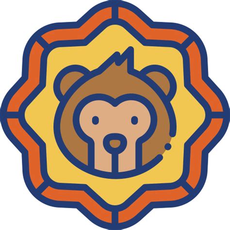 Monkey Generic Outline Color Icon