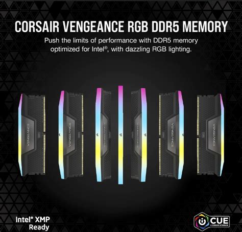 رم Ddr5 دسکتاپ 32 گیگابایت 5200mhz Cl40 کورسیر مدل Vengeance Rgb دو کاناله Pgcorsair