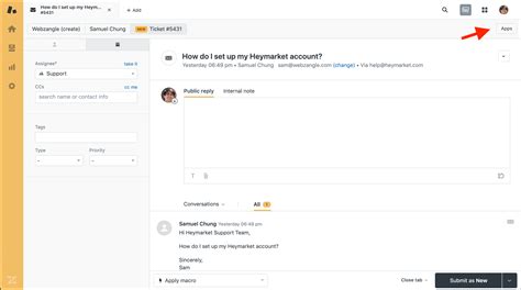Zendesk Integration Heymarket