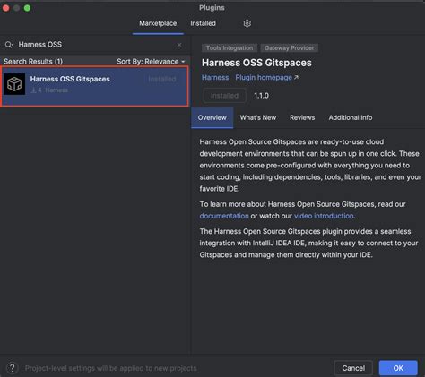 jetbrains gateway plugin harness developer hub