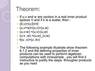 Inner Product Space PPTX