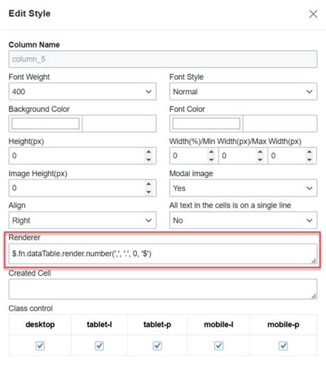 how to format numbers with thousand separators wordpress table editor