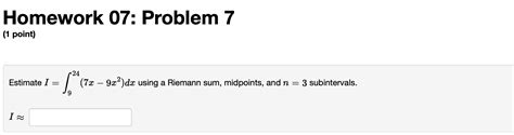 Solved Homework 07 Problem 4 1 Point Find The Particular