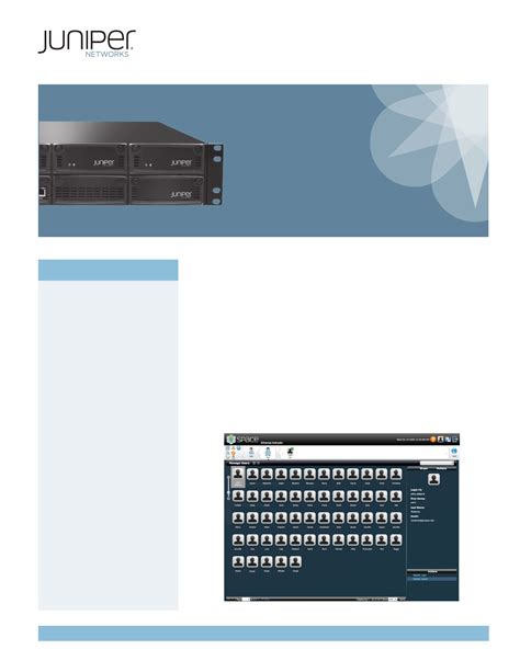Juniper Networks Junos Space Overview User Manual
